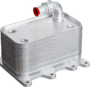 Durable 17217803830 BMW Oil Cooler , Aluminum Oil Cooler For BMW 5 E61 ...