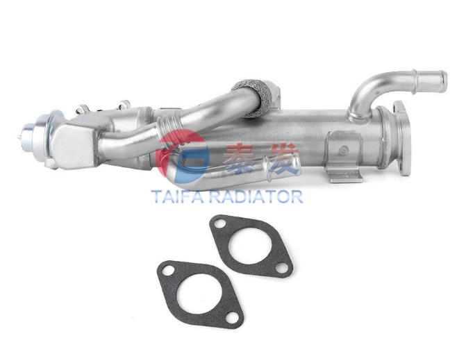 03G131512AL Stainless Steel Audi EGR Cooler Original Size For Audi A4 ...